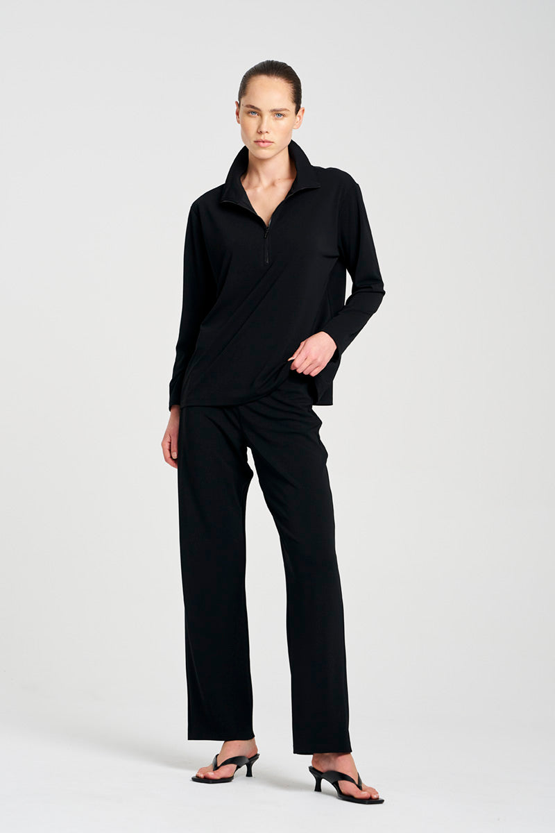 F007 8359 ZIP FRONT SWEATER